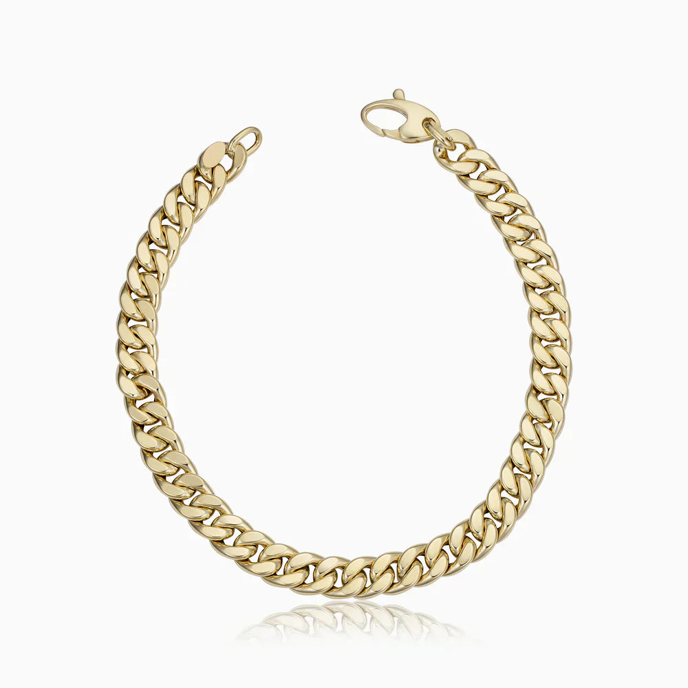 Estate™ | Gold Cuban Bracelet – Lara & Ethan